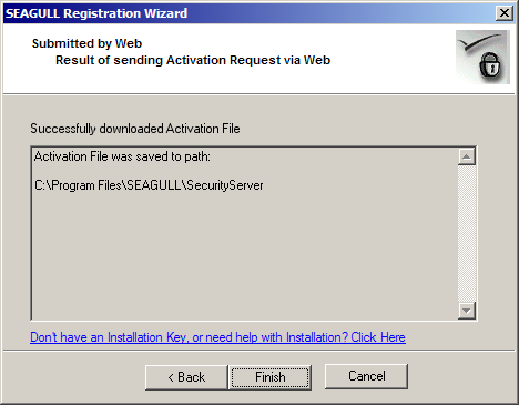 SEAGULL Registration Wizard