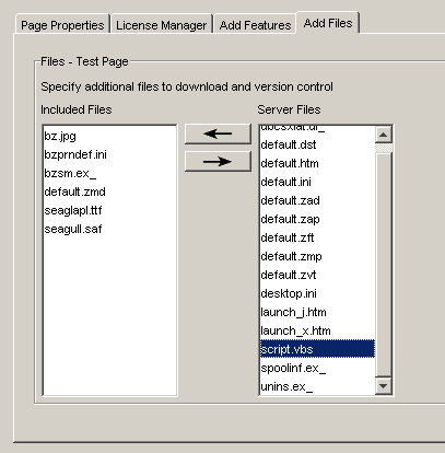 Add a File to Distribution
