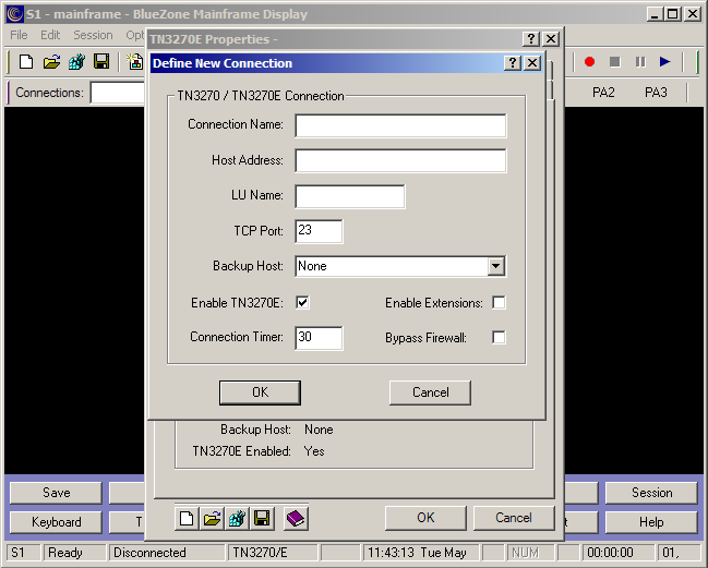 Configuring Display Session Profile