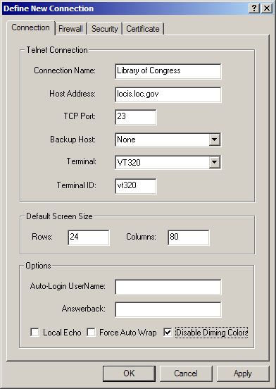 Configuring Display Session