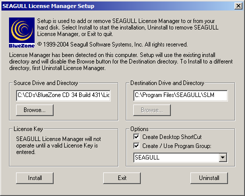 SEAGULL License Manager