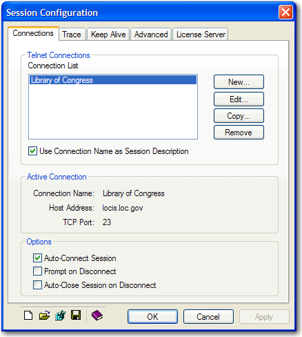 Configuring Display Session